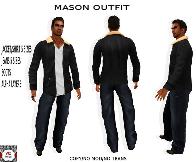 Second Life Marketplace - MASON OUTFIT MESH