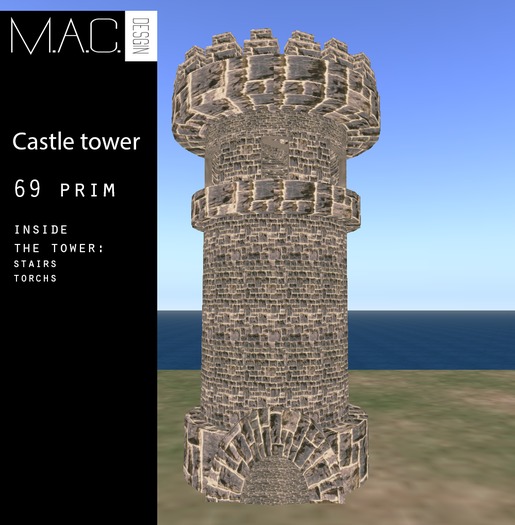 Second Life Marketplace - [MAC] Castle tower