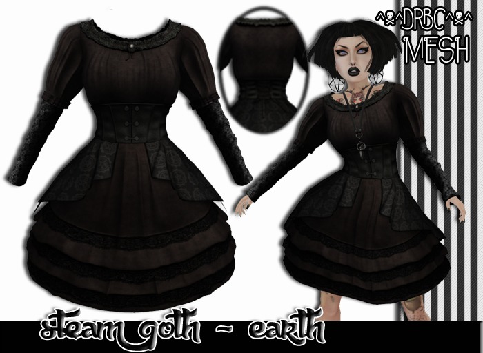 Second Life Marketplace - ::drbc:: steam goth - earth [boxed]