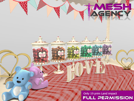 Second Life Marketplace - Victorian Candy Cart - FULL DECORATION PACK ...