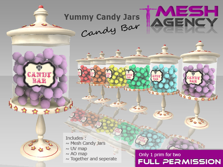 Second Life Marketplace - Victorian Candy Cart - FULL DECORATION PACK ...
