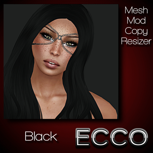 Second Life Marketplace - .:ECCO:. Face Chains - Black