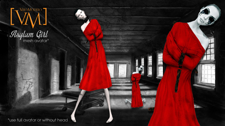 Second Life Marketplace - [VM] VERO MODERO / Asylum Girl Mesh Avatar ...