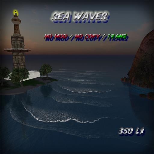 Second Life Marketplace - .:Tr:. Seawaves With Ambiance Sound