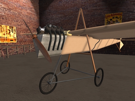 Second Life Marketplace - Vintage Wings - Ferguson Monoplane - 1909