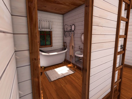 Second Life Marketplace - Tiny House Trailer - Only 21 LI!!!