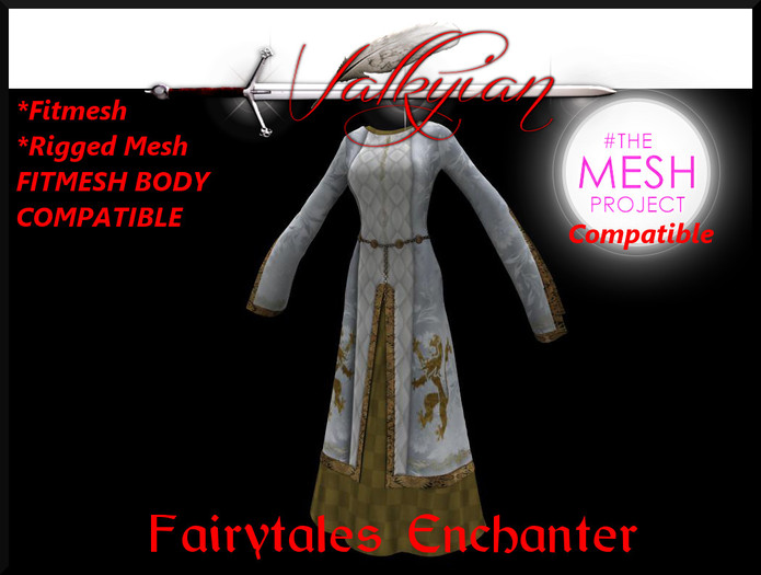 Second Life Marketplace - ~Valkyrian~ Fairytale TEAL "FitMesh/MESH"