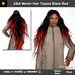 Second Life Marketplace - A&A Merlin Hair Tipped Black-Red (Special ...