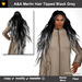 Second Life Marketplace - A&A Merlin Hair Tipped Black-Grey (Special ...