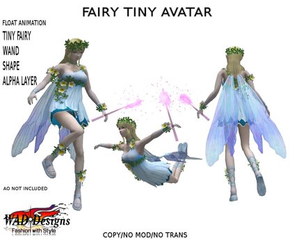 Second Life Marketplace - FAIRY TINY AVATAR MESH