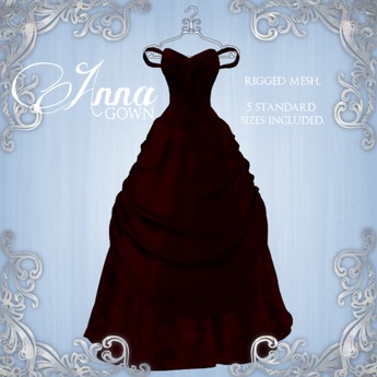 Second Life Marketplace - [K~*~S] Anna - Gown - Ruby