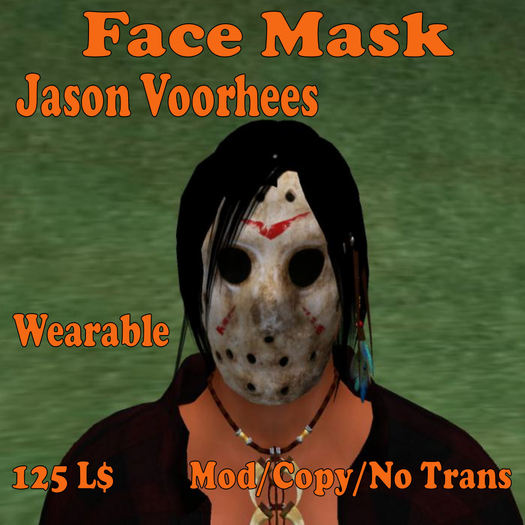 Second Life Marketplace - Face Mask Jason Voorhees (MN)(Box)