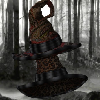Second Life Marketplace - The Mad Hattery Set of Denim Witch Hats