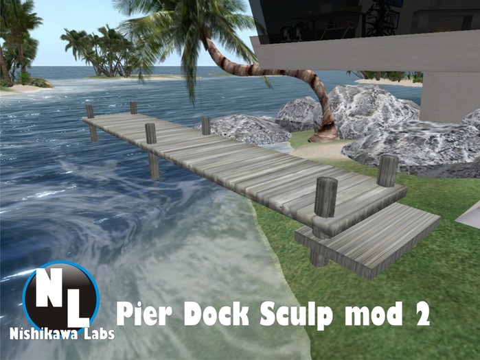 Second Life Marketplace - Pier Dock Sculpt mod.2