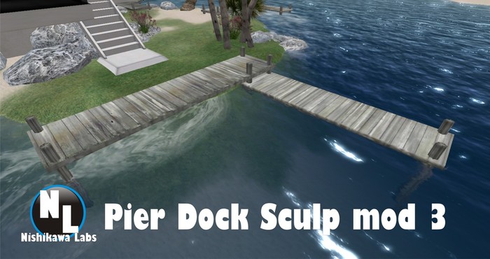 Second Life Marketplace - Pier Dock Sculpt mod.3