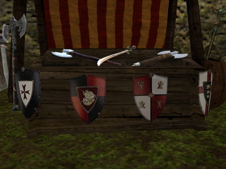 Second Life Marketplace - weapons stall