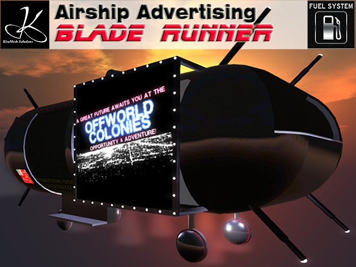 Second Life Marketplace - Airship Advertising Blade Runner