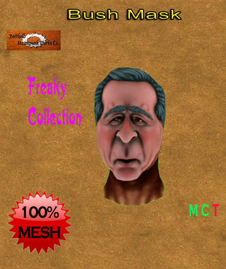 Second Life Marketplace - Bush Mask Crate