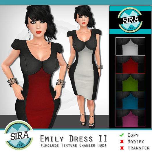 Second Life Marketplace - SIRA - Emily Dress (DEMO)