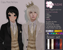 Second Life Marketplace - [^.^Ayashi^.^] King hair-DEMO