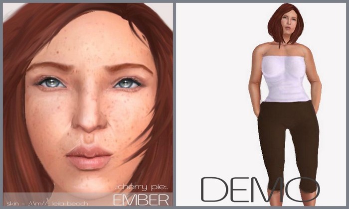 Second Life Marketplace - DEMO[.:Cherry Pie:] Ember SHAPE