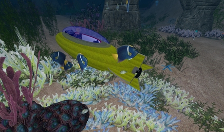 Second Life Marketplace - Rezzer two man submarine - yellow