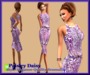 Second Life Marketplace - Paisley Daisy - Demure Flower Fall Pencil Dress