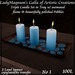 Second Life Marketplace - LadyM's Triple Candle Set No 1 - Ocean Blue ...