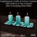 Second Life Marketplace - LadyM's Triple Candle Set No 1 - Aqua