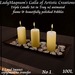 Second Life Marketplace - LadyM's Triple Candle Set No 1 - Sunny Rocks