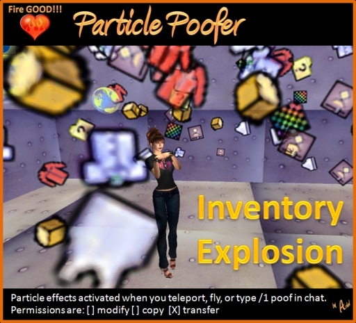 Second Life Marketplace - Fire GOOD!!! Inventory Explosion Poofer (wear ...