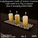 Second Life Marketplace - LadyM's Triple Candle Set No 2 - Sunny Rocks
