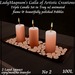 Second Life Marketplace - LadyM's Triple Candle Set No 2 - Peach Pebbles