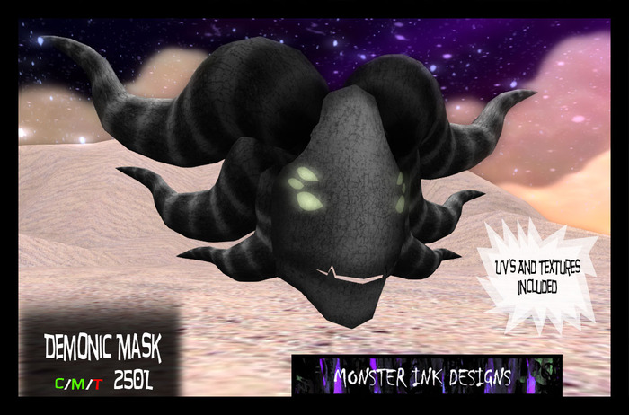 Second Life Marketplace - {RM} Demonic Mask