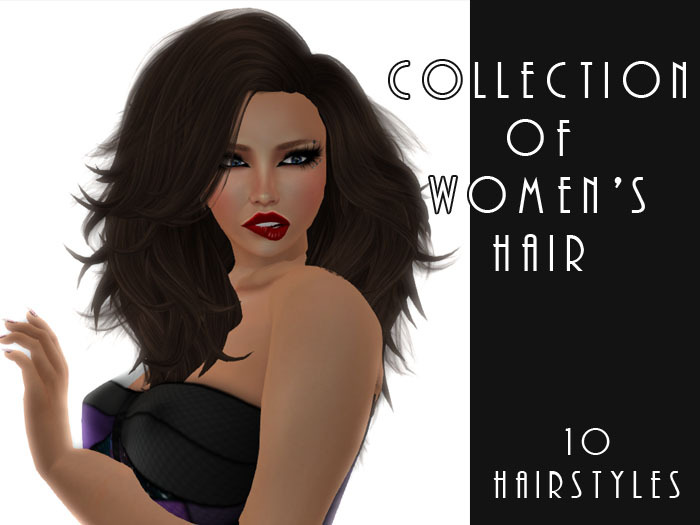 Second Life Marketplace - Collection of women's hair
