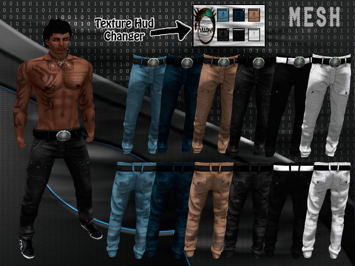 Second Life Marketplace - PANTS MESH MALE MAYA