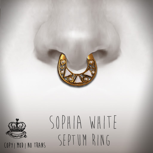 Second Life Marketplace - (Yummy) Sophia - White (Septum)