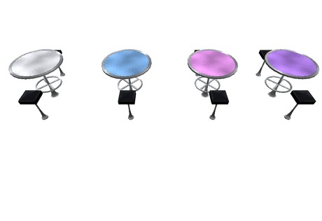 Second Life Marketplace - Dakota Designs Bistro Mesh Tables - 4 tables ...