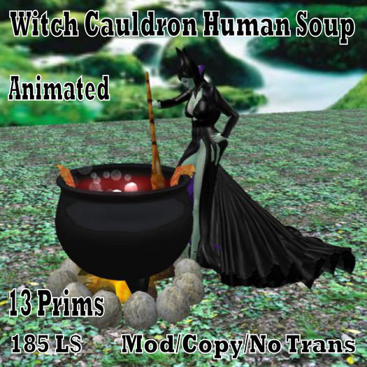 Second Life Marketplace - With Cauldron Human Soup (MN)(Box)