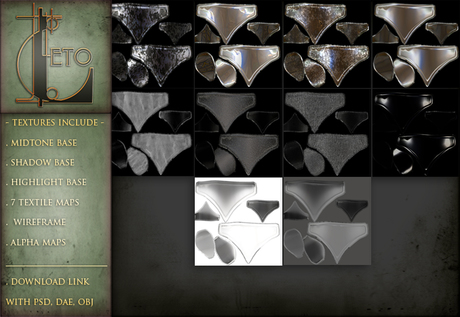 Second Life Marketplace - Leto . Armor_Pauldron 001 . DEMO