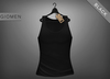 Second Life Marketplace - G I O M E N - Sleeveless Tanks BLACK
