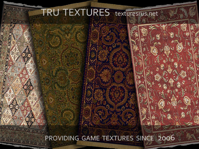Second Life Marketplace - 10866: April 06 - 11 x Antique Rug Textures ...