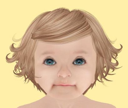 Second Life Marketplace - TOTSIPOP! TOT Baby Skin Kelly SKIN ONLY