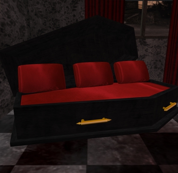 Second Life Marketplace - Vampire Coffin Couch