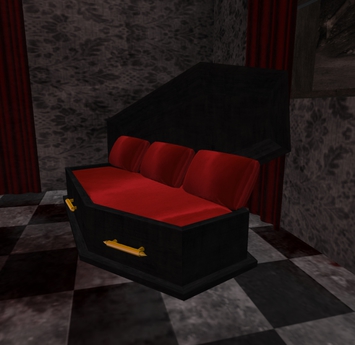 Second Life Marketplace - Vampire Coffin Couch
