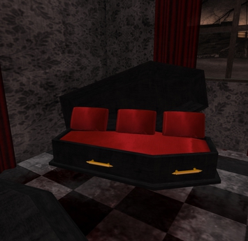 Second Life Marketplace - Vampire Coffin Couch