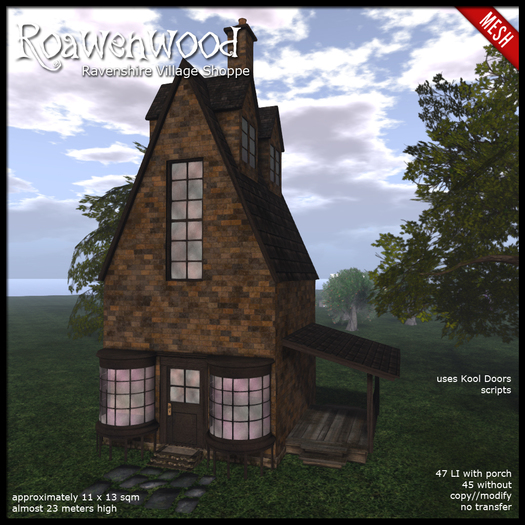 Second Life Marketplace - {RW} Ravenshire Village Single Shoppe Set