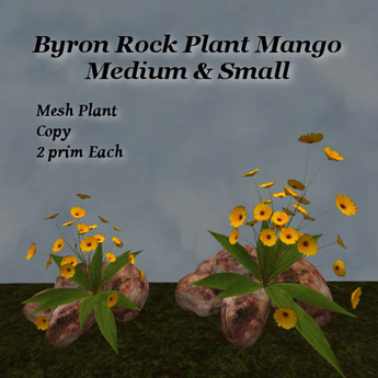 Second Life Marketplace - Byron Rock Plant Mango - Sandstone Med & Sm
