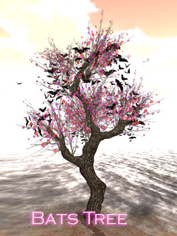 Second Life Marketplace - Boudoir Garden -Bats Tree