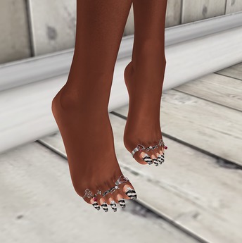 Second Life Marketplace - ~GD~My Chick Bad(Tiger Tips)Pedi ...